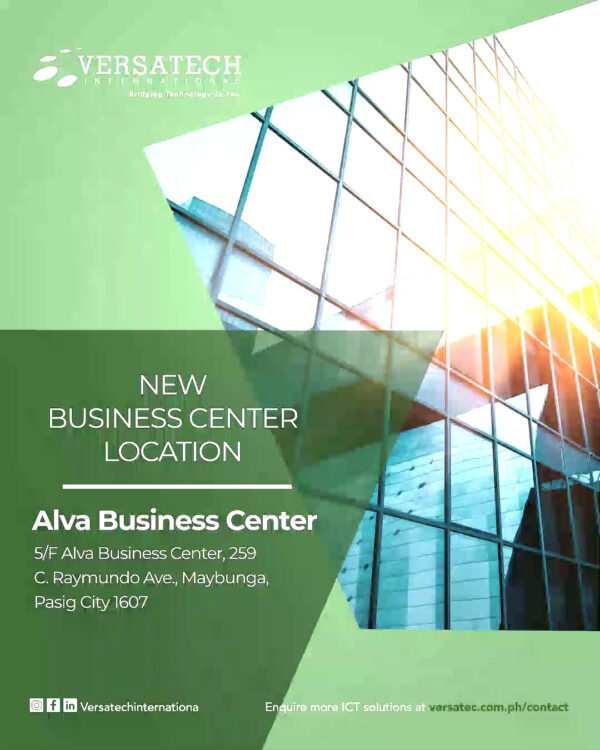 NEWS - Versatech International is Now at ALVA Business Center - Versatech