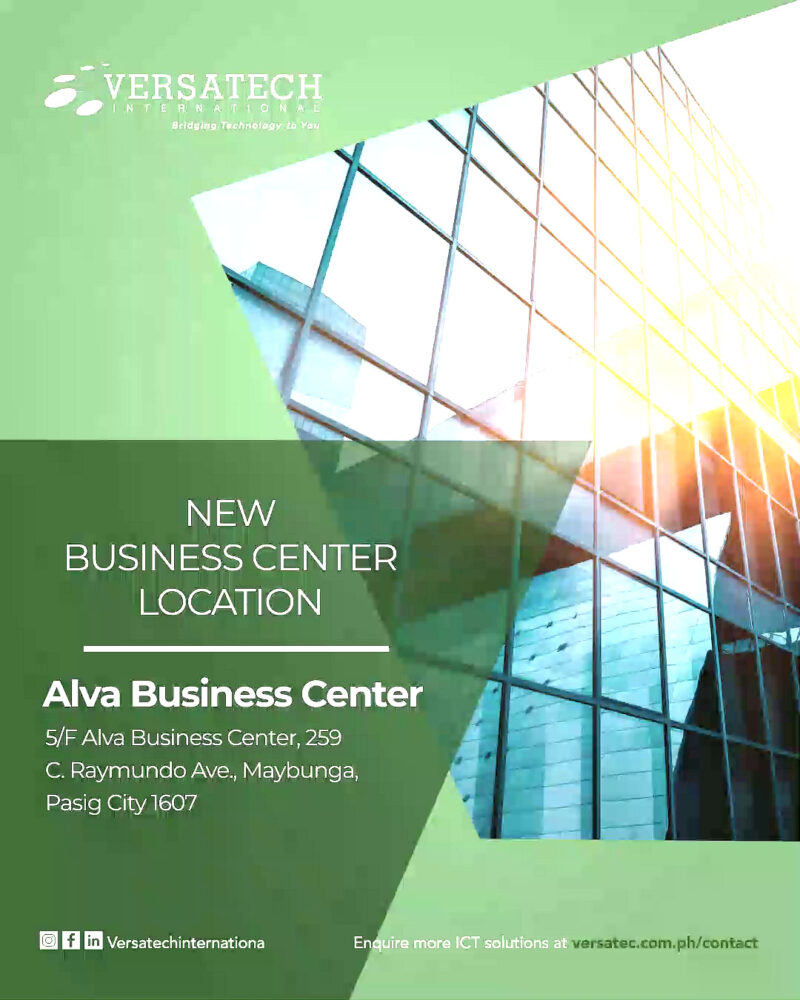NEWS - Versatech International is Now at ALVA Business Center - Versatech