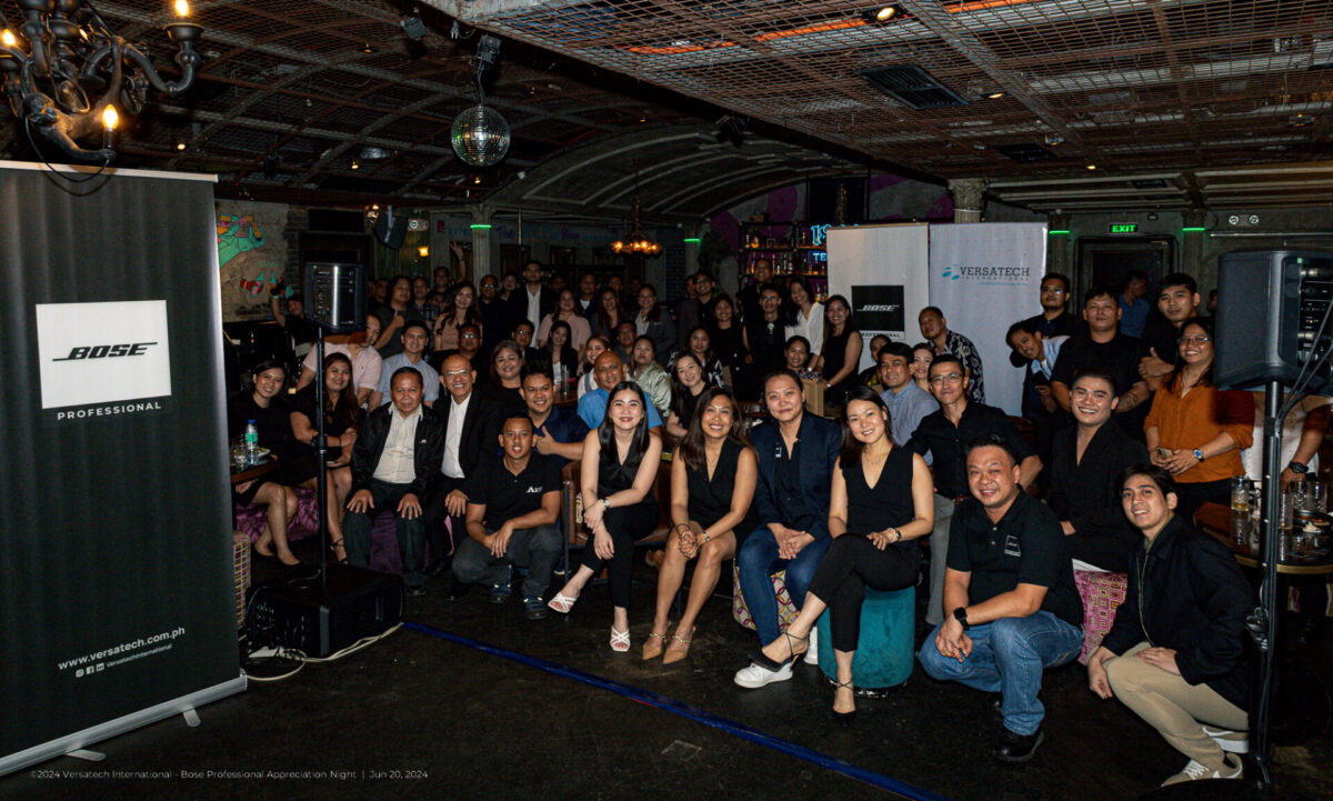 NEWS | Bose Professional Partner Appreciation Night 2024 - Versatech