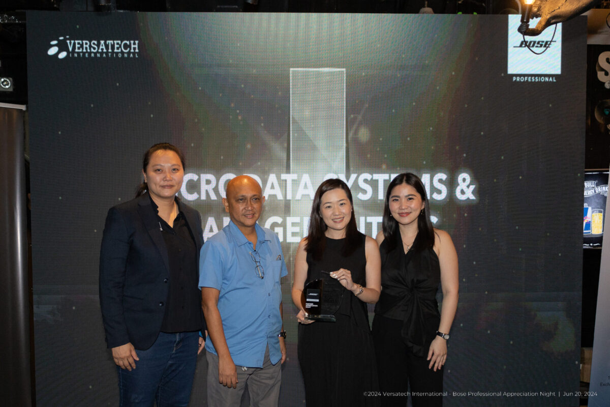 NEWS | Bose Professional Partner Appreciation Night 2024 - Versatech