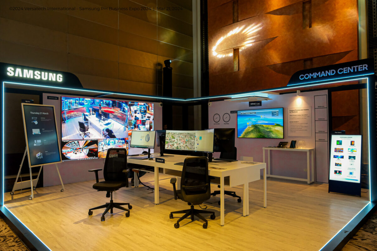 NEWS | Command Center Set Up with Versatech at 1st Samsung Business ...